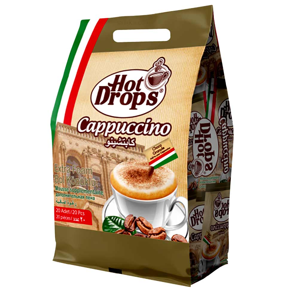 Hot Drops Cappuccino 20pcs- 500g – WORLD FOOD & MEAT MARKET