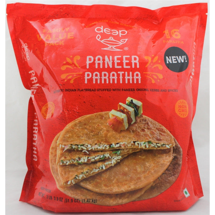 Deep Paneer Paratha Family Pack 16pc- 3lb – WORLD FOOD & MEAT MARKET